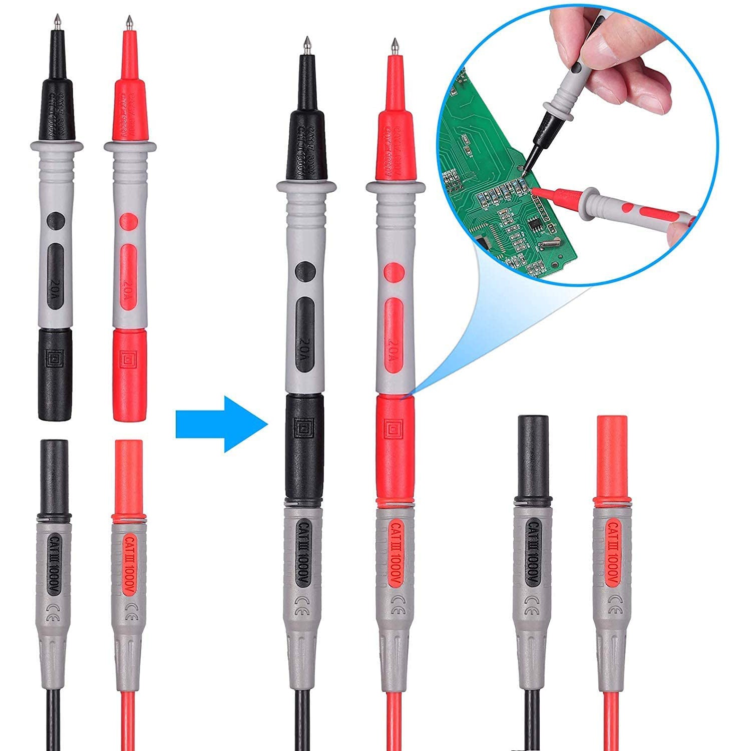 AMTOVL 18-Pieces Test Lead Kit – Amtovl